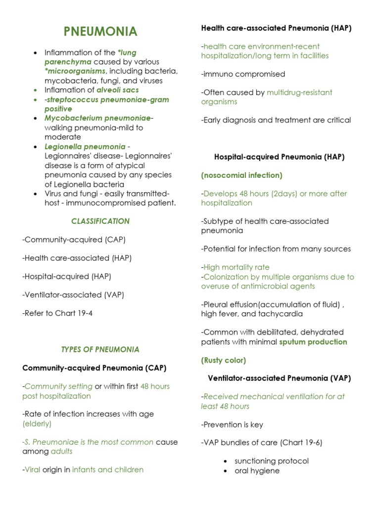 Rec Lec Lower Respi | PDF