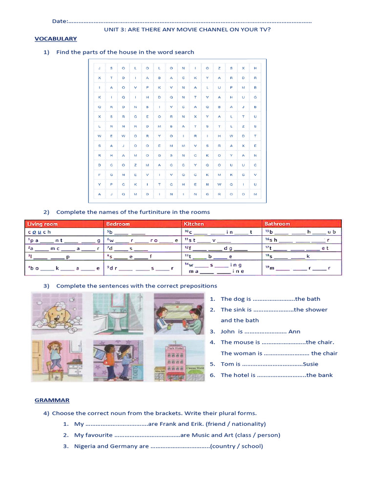 Worksheet 2 Thursday 8th August Unit 3 Pdf
