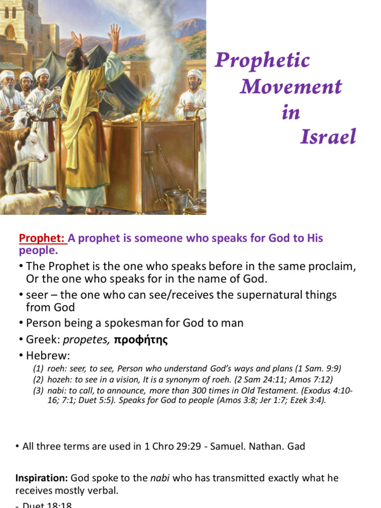 Prophets Slides - NEBC 22 | PDF