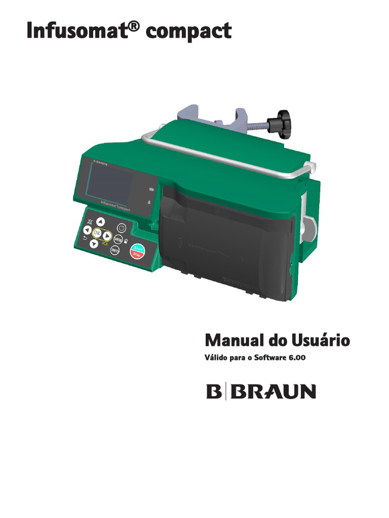 Infusomat Compact - Manual Do Usuário - 7008009 - Rev00 - 0123 | PDF | Enfermagem | Computadores