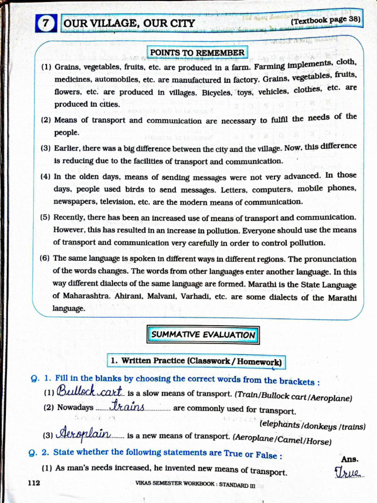 3rd Evs Lesson 7 | PDF