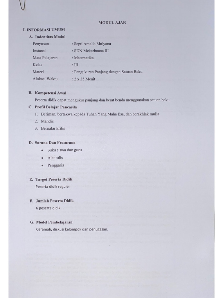 Modul Ajar 2 Septi Amalia Mulyana | PDF