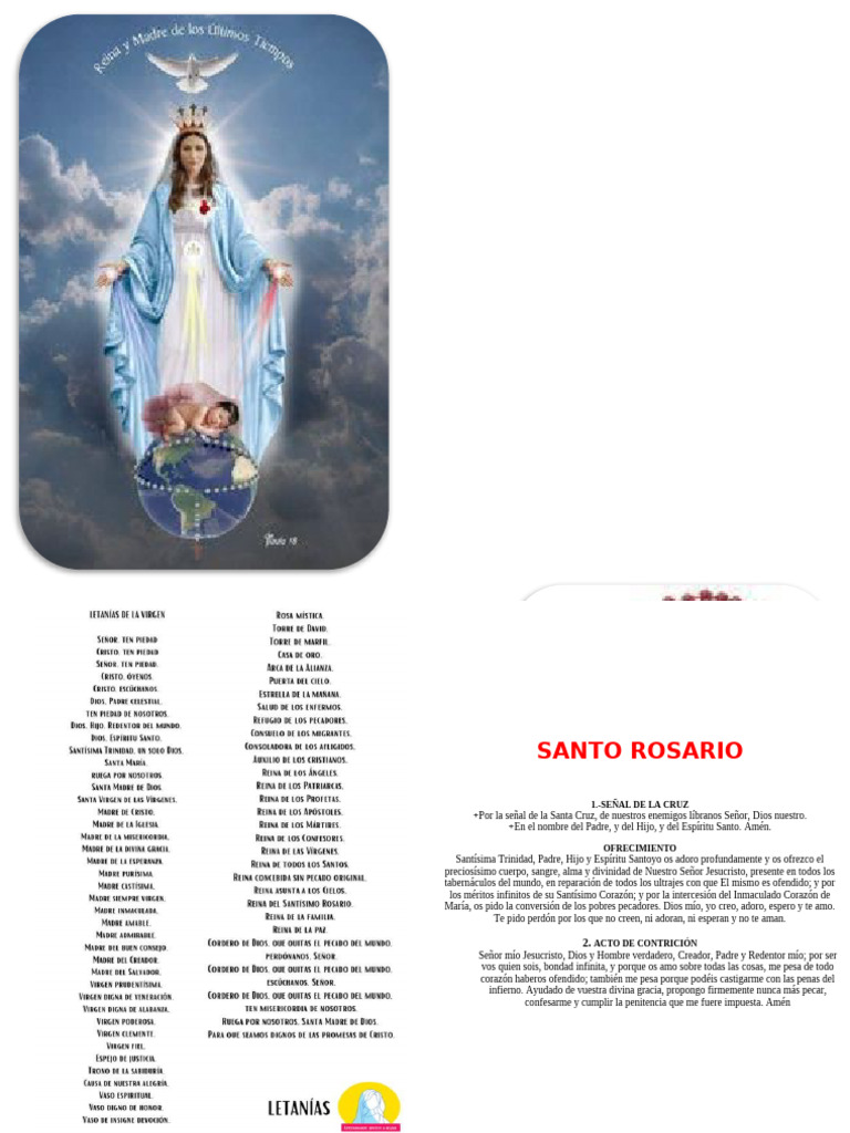 Santo Rosario Completo | PDF