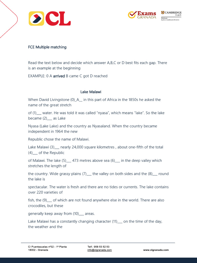B2 Reading 2 | PDF