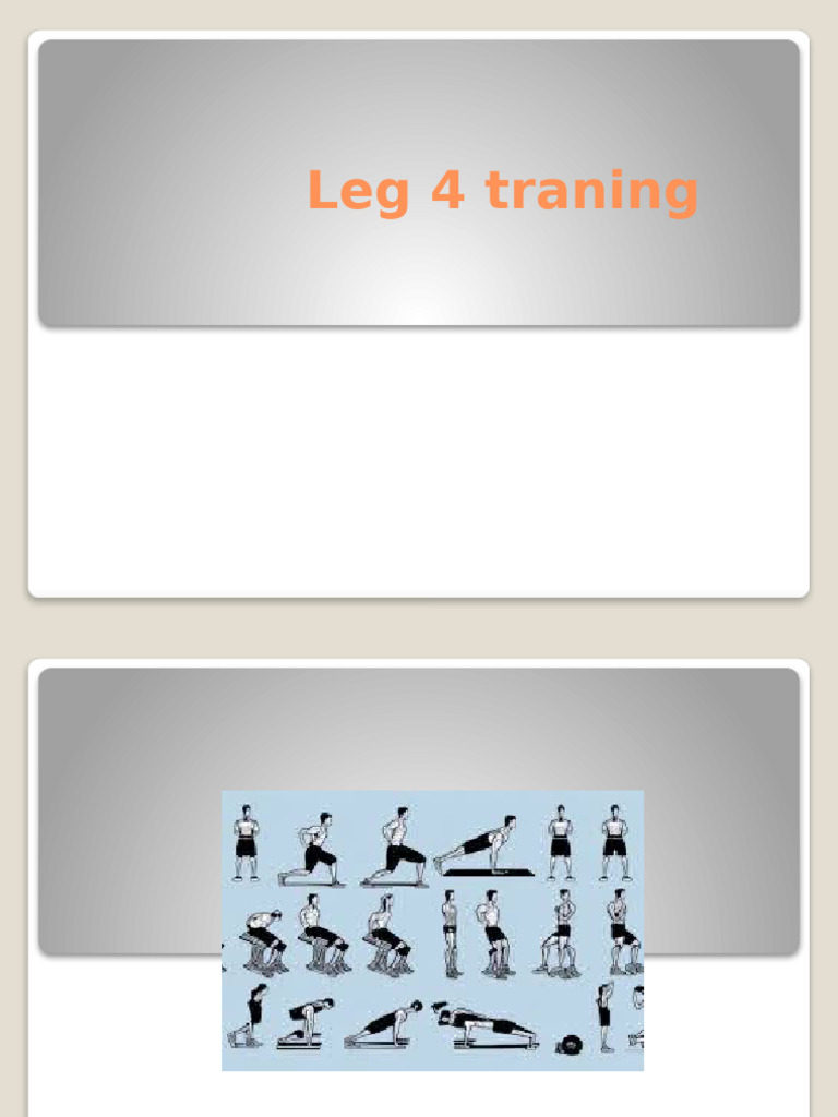 Leg 4 Traning | PDF