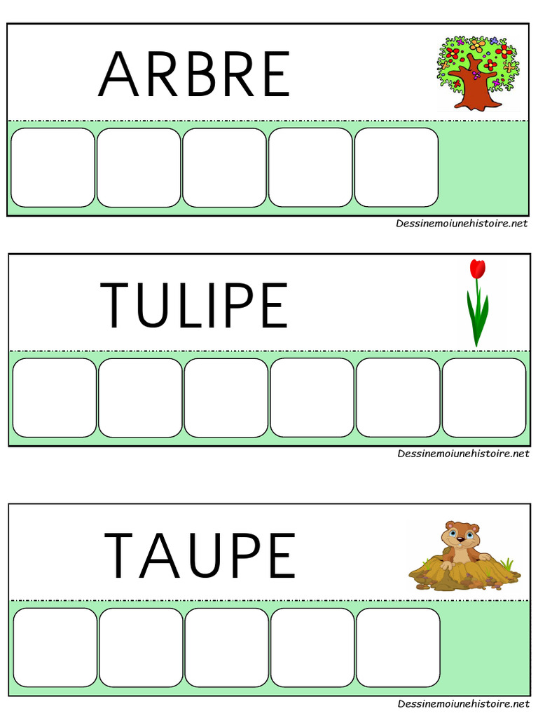 Atelier Des Mots Du Printemps Capitale Vertical | PDF