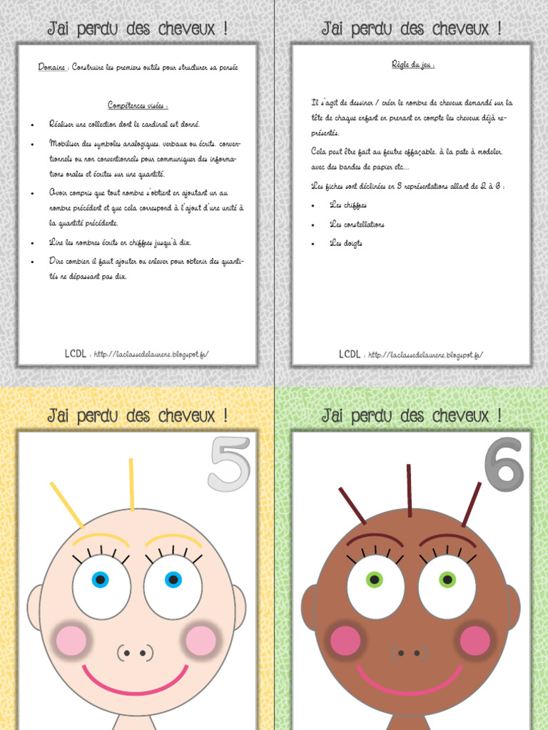 LCDL - J'ai Perdu Des Cheveux 2 A 6 | PDF