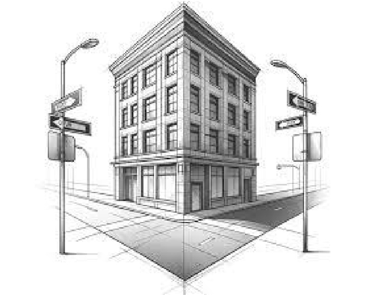 Four Storey Building Perspective | PDF