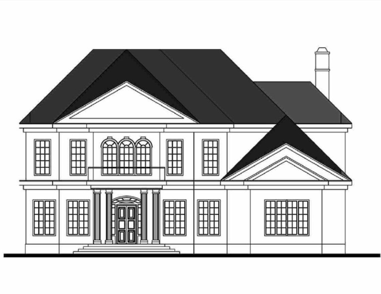 Two Storey Building Front Elevation | PDF