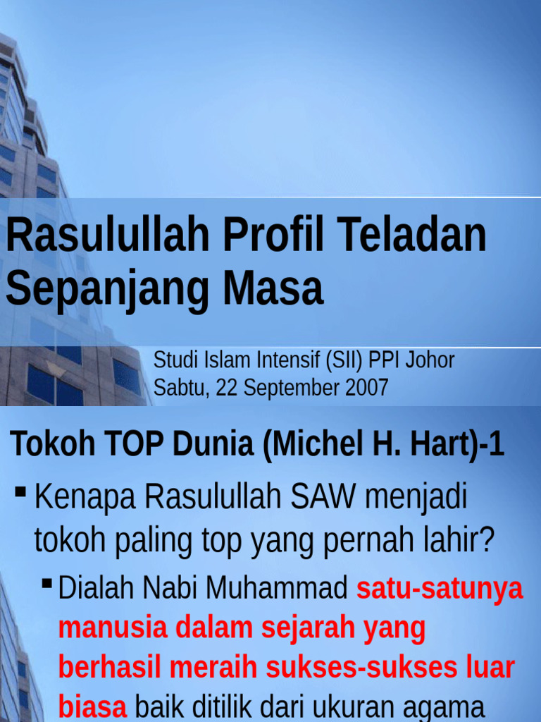 Rasulullah Profil Teladan | PDF