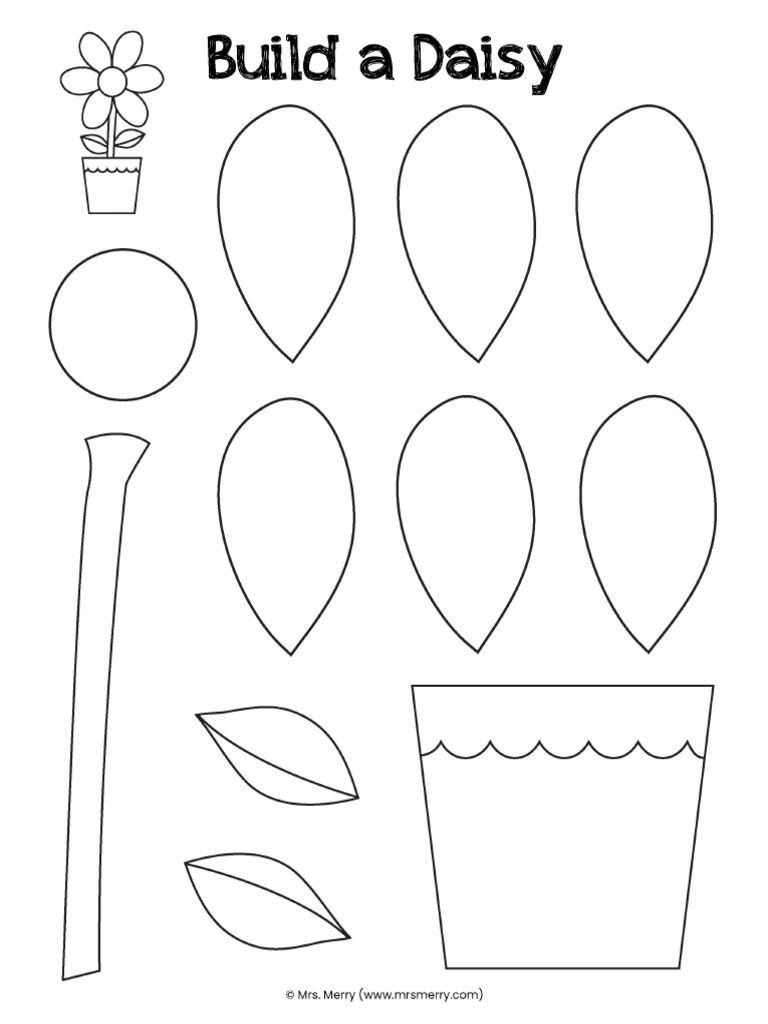 1.all Daisy-Flower-Printable Mrs - Merry | PDF