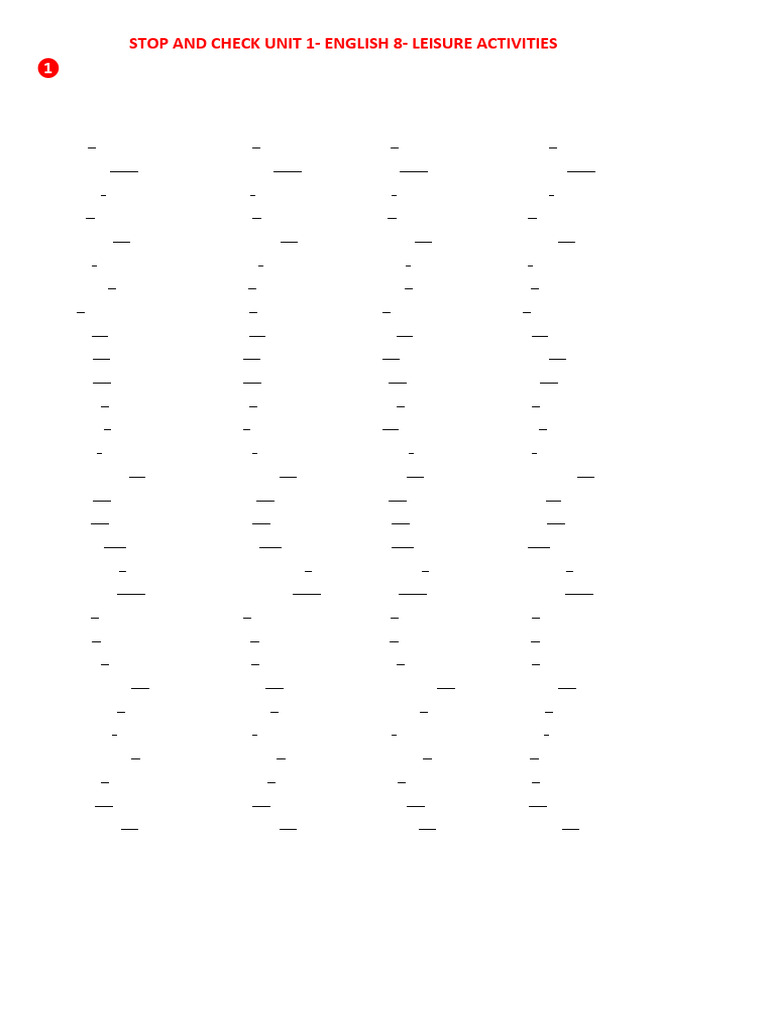 STOP AND CHECK 1 | PDF