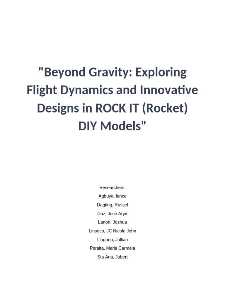 Rock It | PDF