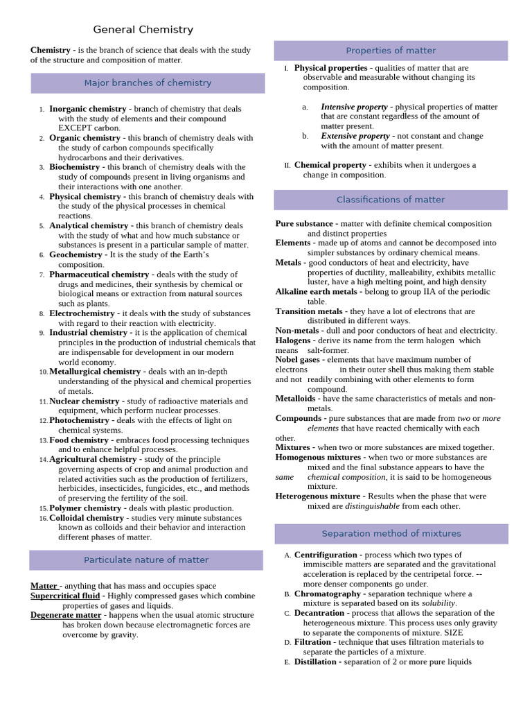 General Chemistry | PDF