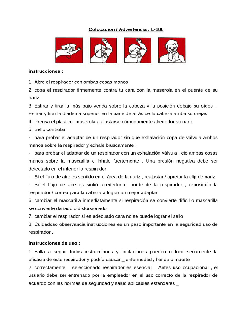 Manual de Instr Español 2 | PDF