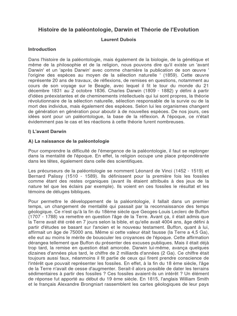 Evolution Darwin | PDF