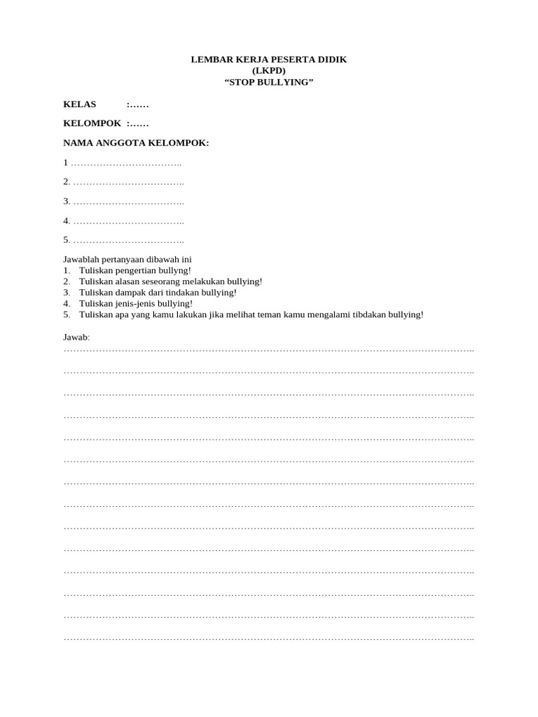 LKPD | PDF