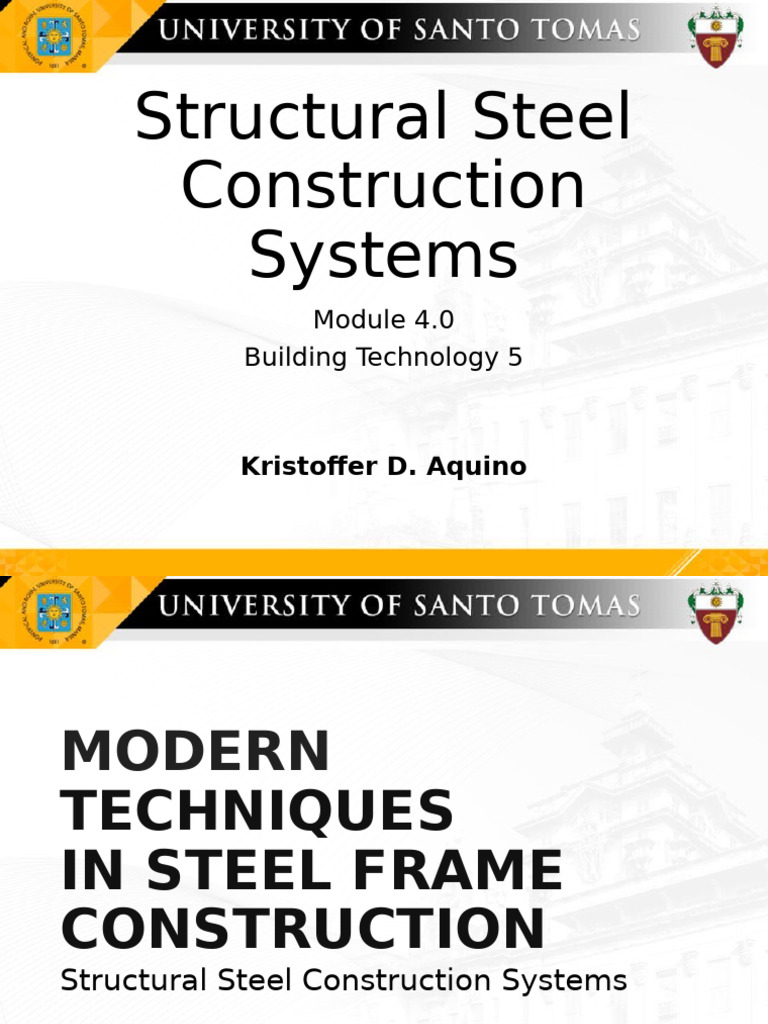 Module 4 Structural Steel Construction Systems Pdf