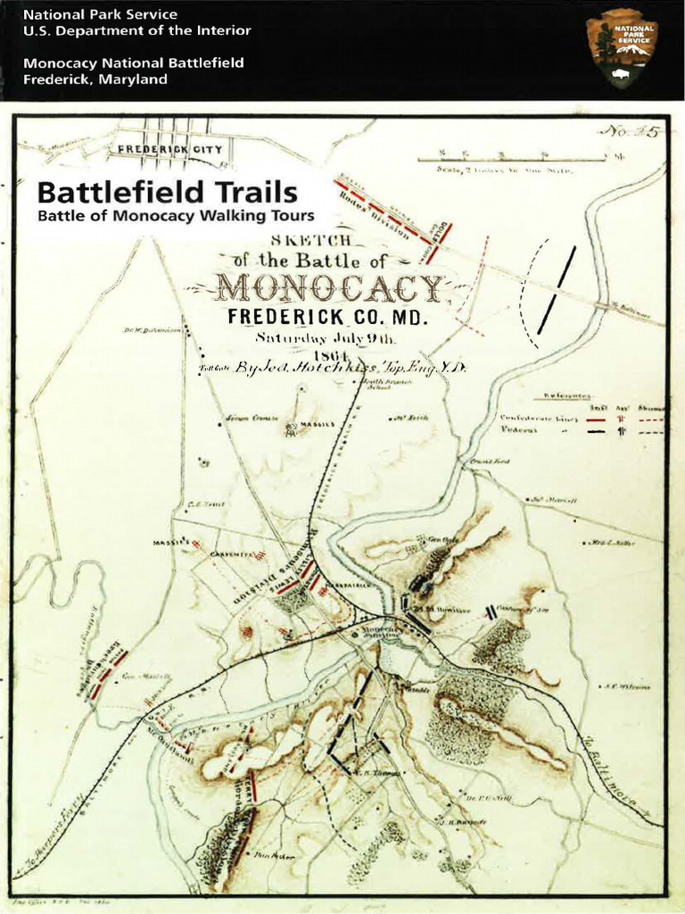 Monocacy National Battlefield Walking Trail Guide Correct Order Pages | PDF