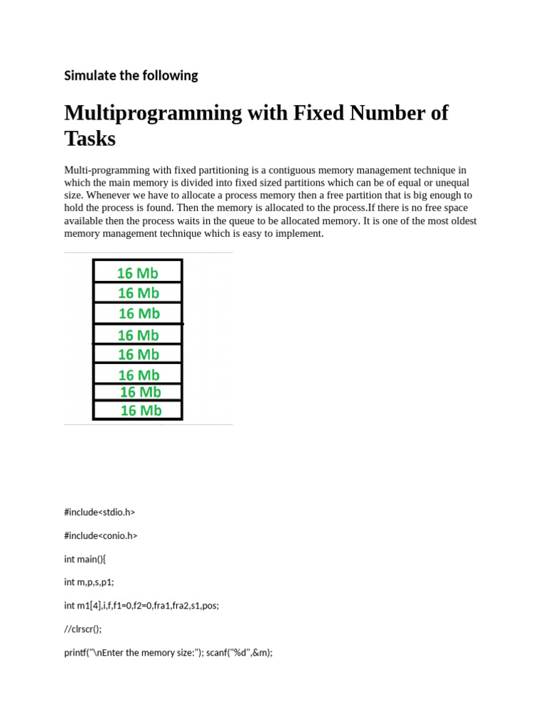 Os Lab Exp 2 | PDF