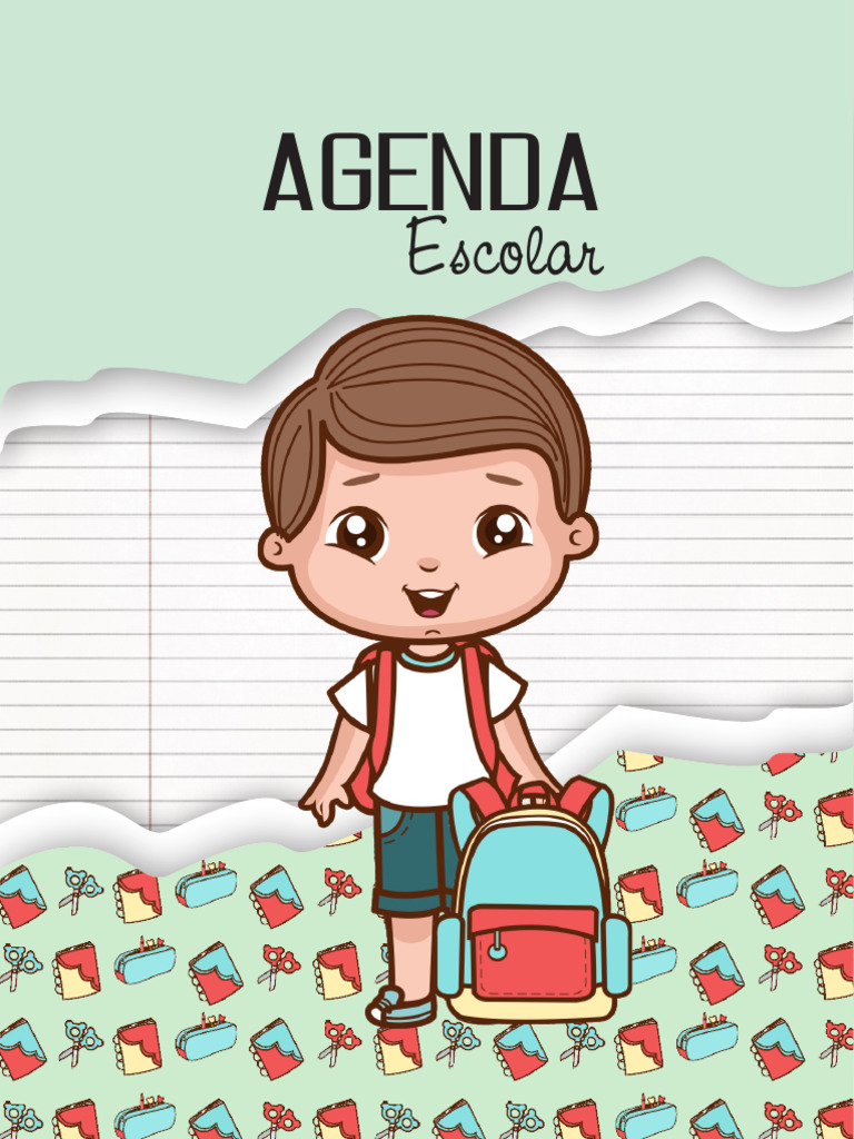 Agenda escolar 2 menino IV | PDF