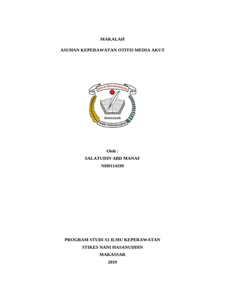 Makalah Askep Otitis Media Akut | PDF