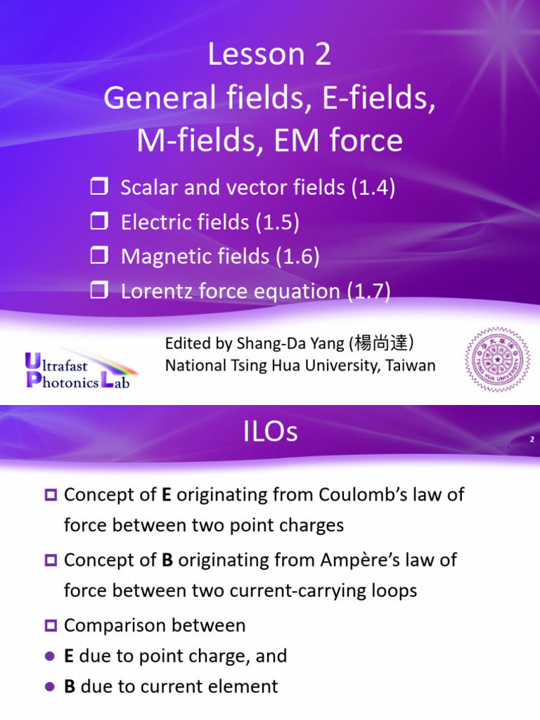 Lesson02_EM Fields and Force_Std | PDF