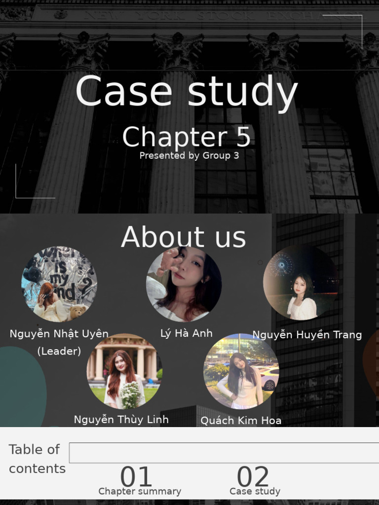 Case Study - Chapter 5 | PDF