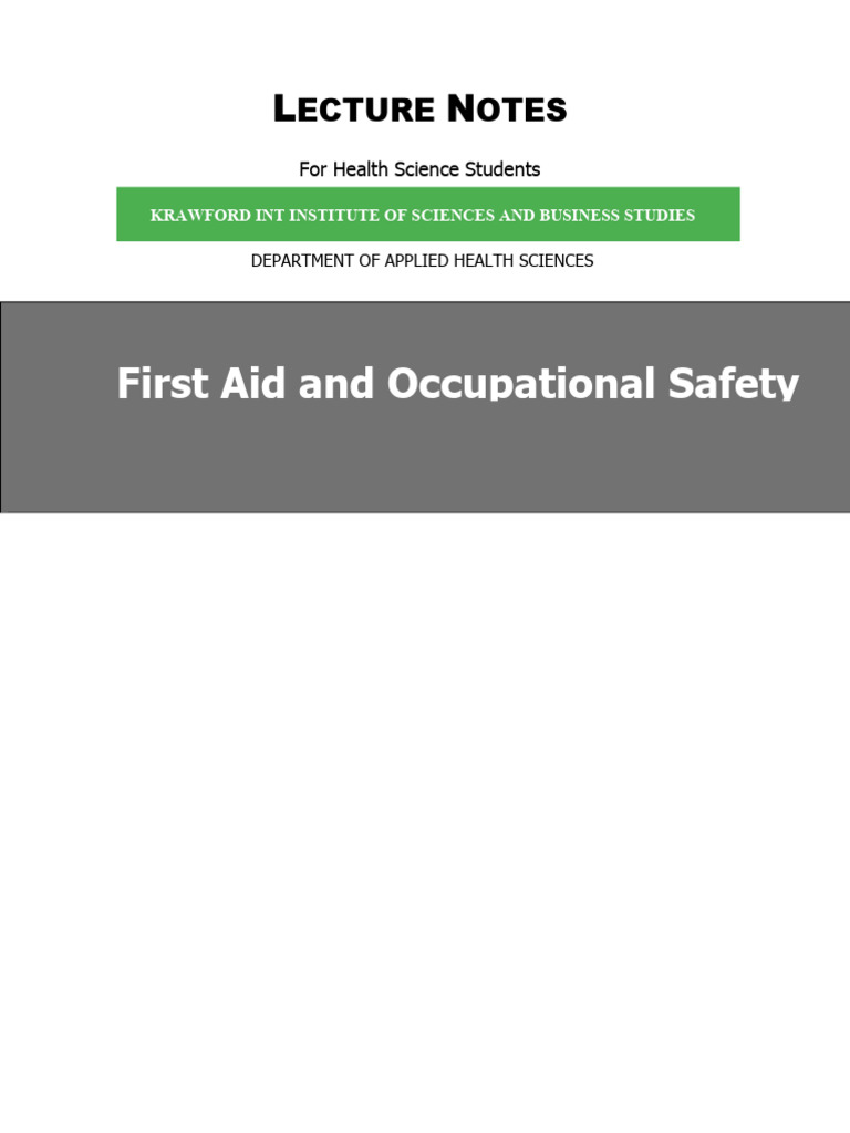 First Aid LD | PDF