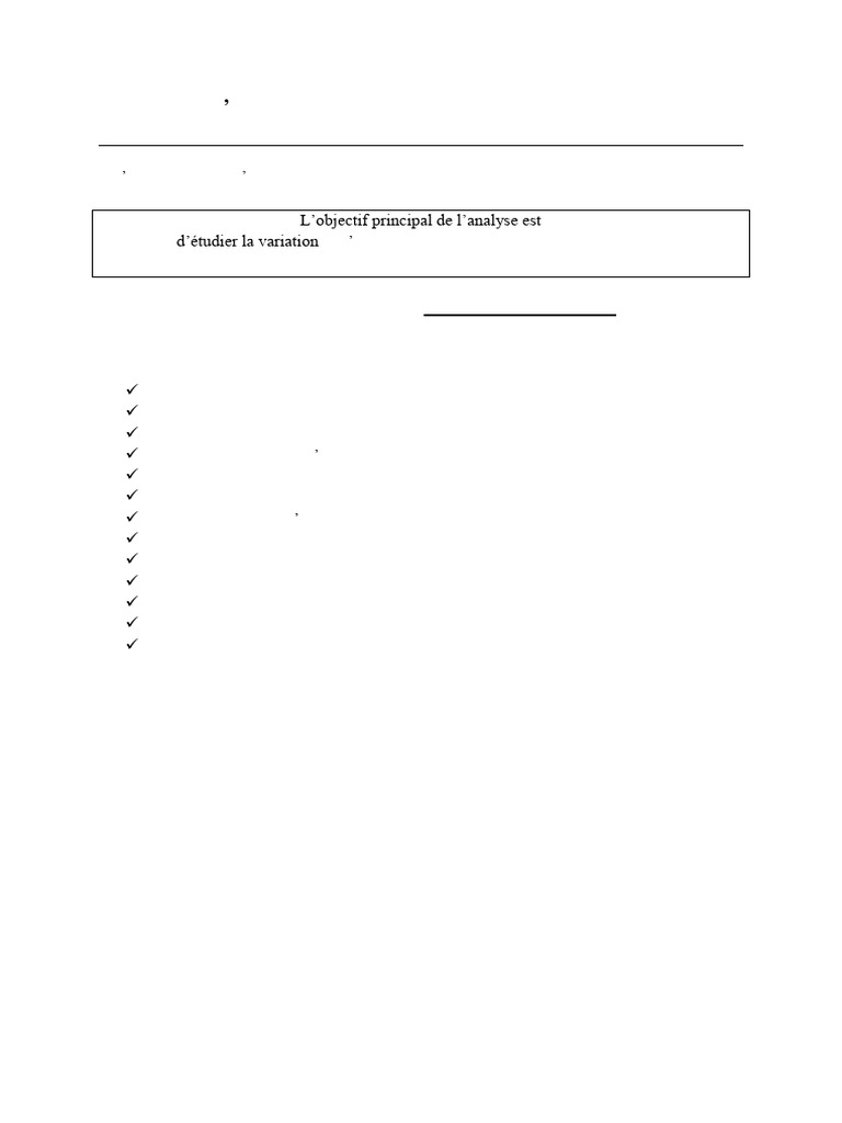 ANOVA Exercice | PDF