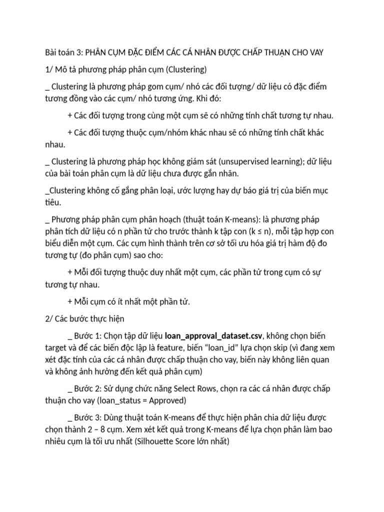 Đ Án KHDL - Phân C M | PDF