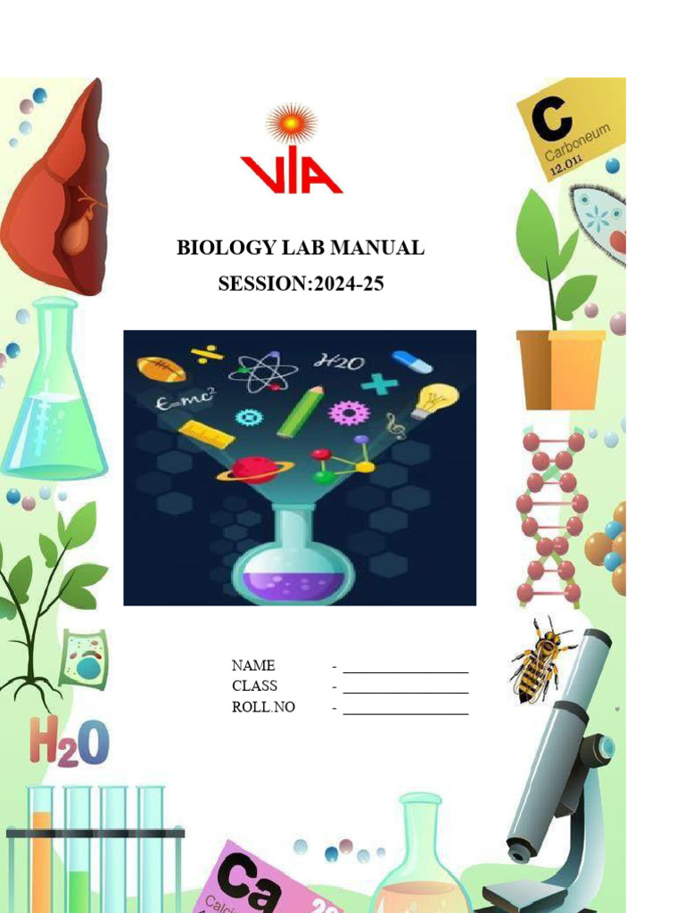 Biology Lab Manual cover2025-1 | PDF