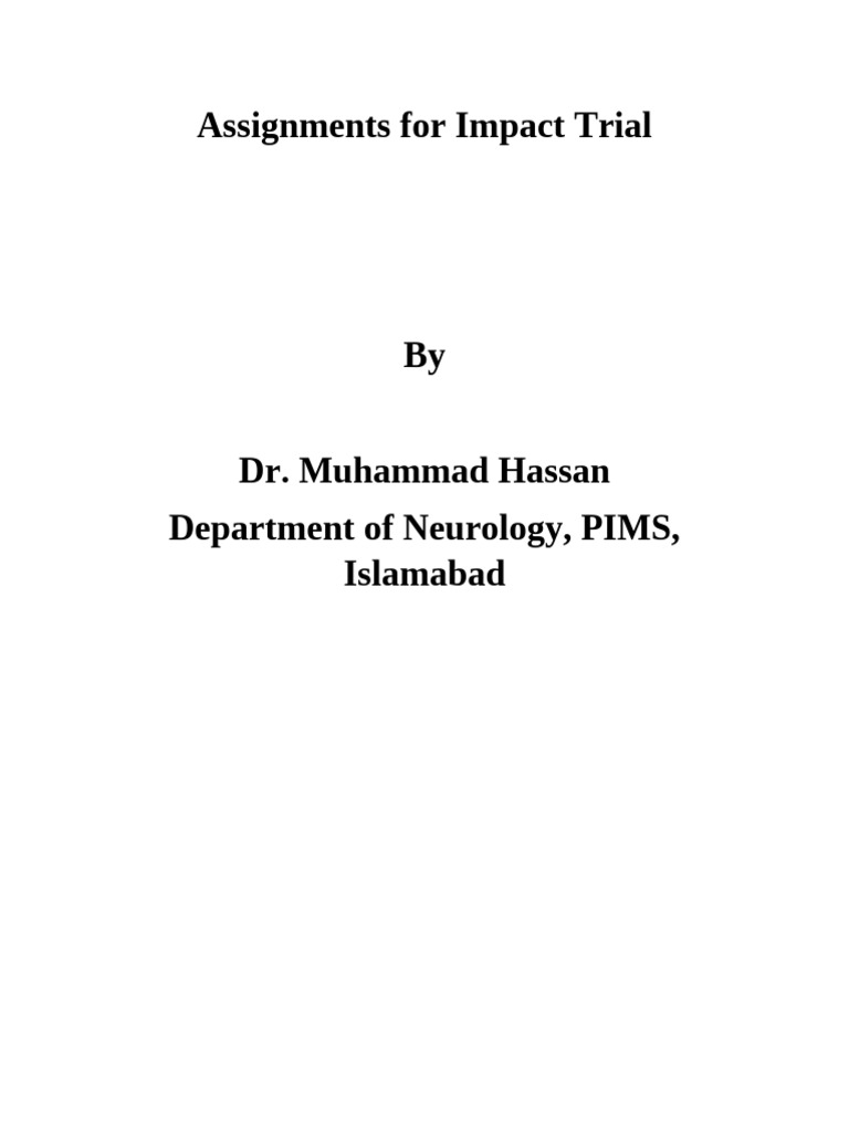 Assignment Hassan Pims | PDF