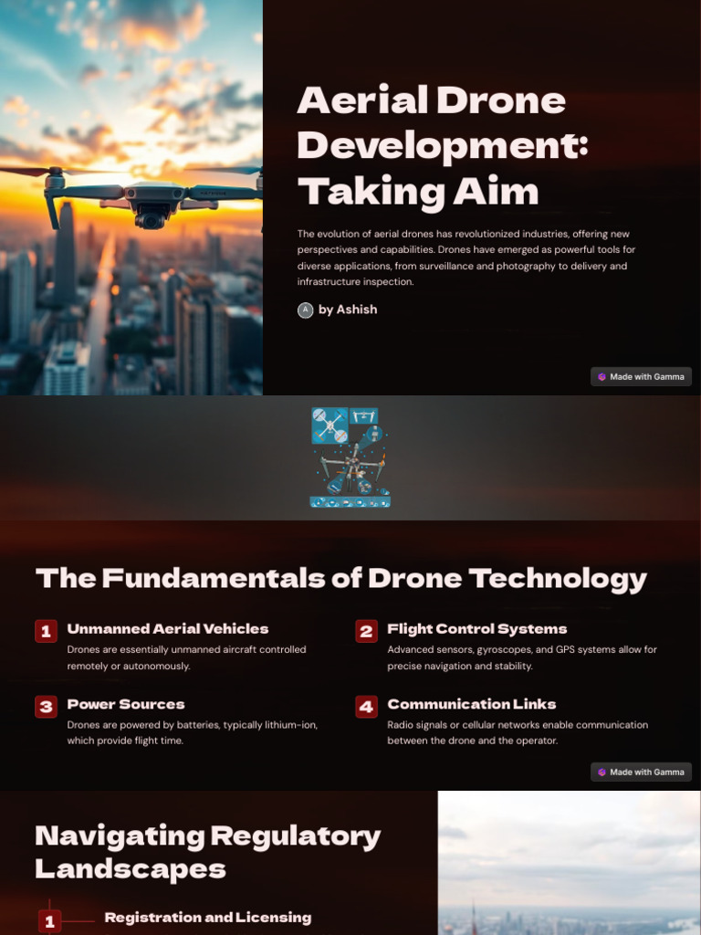 Aerial Drone Development Taking Aim | PDF