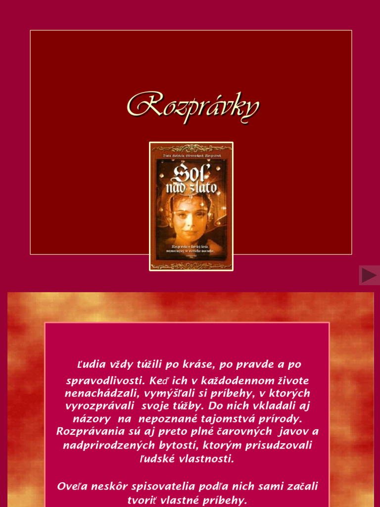 Rozprávka - Opakovanie PDF 3216177661f1663554b13 | PDF