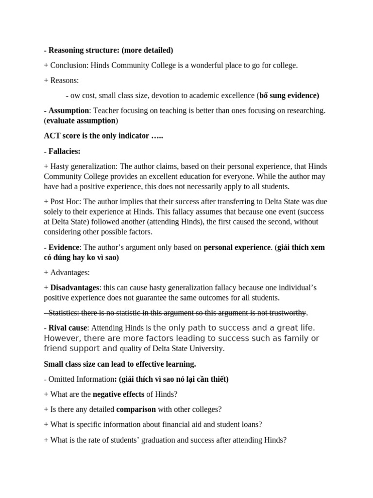 Reasoning Structure | PDF