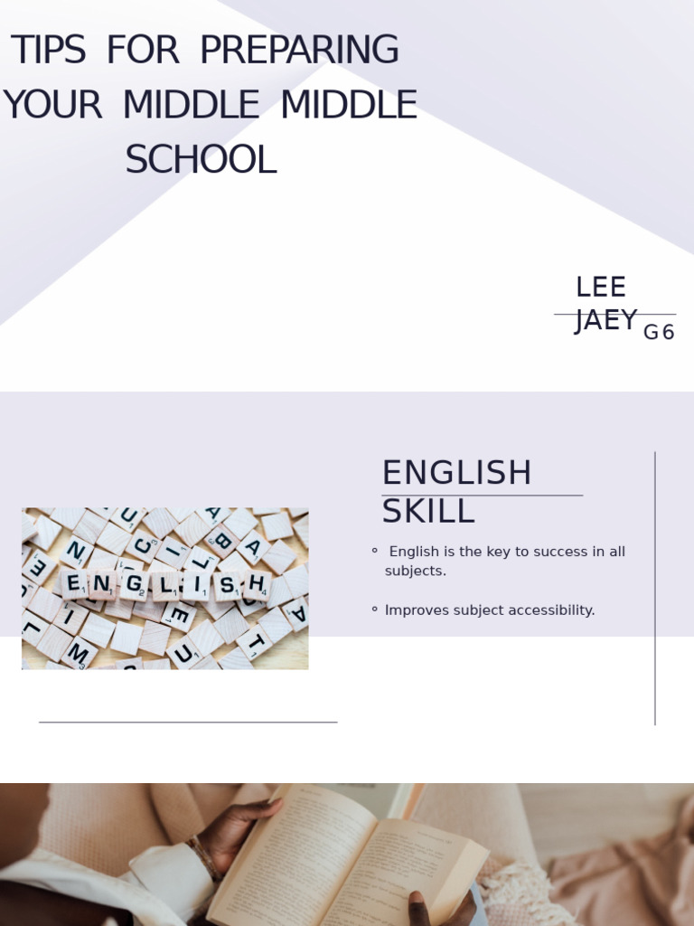 Tips For Preparing Your Middle School | PDF