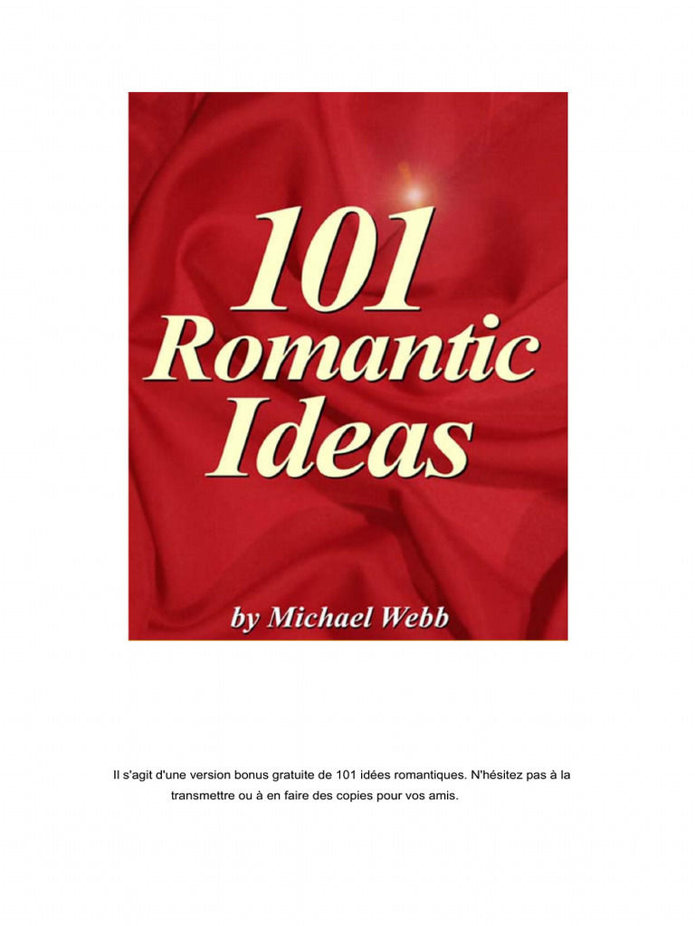 101 Romantic Ideas | PDF