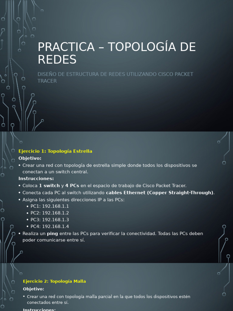 Practica – topología de redes | PDF