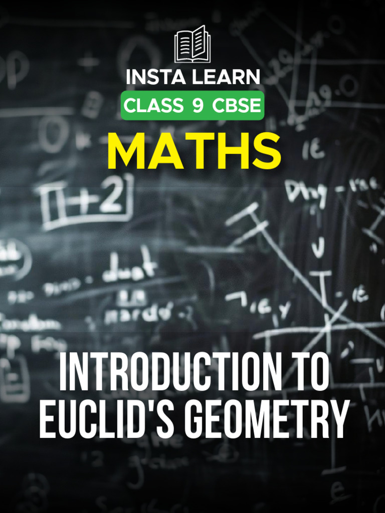 INSTA LEARN - INTRODUCTION TO EUCLIDS GEOMETRY | PDF