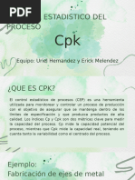 Resumen 3 Calculo de Aplicacion de CP y CPK | PDF