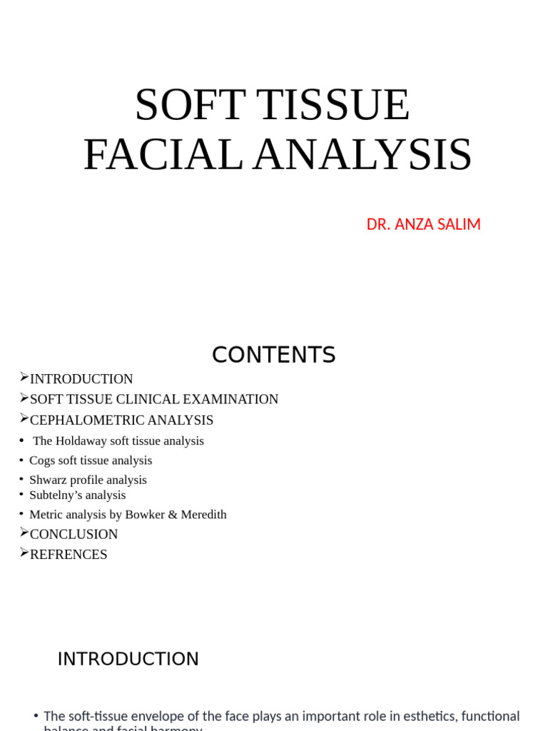 Soft Tissue Analysis | PDF | Human Nose | Foreign Language Studies