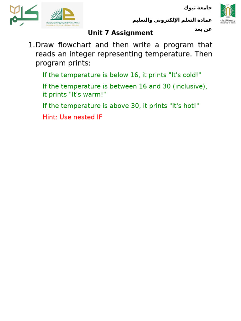 Unit 07 Assignment | PDF
