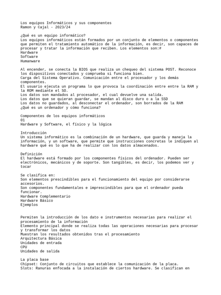 Tema 1 - RYC - TII - 2023 - 24 | PDF