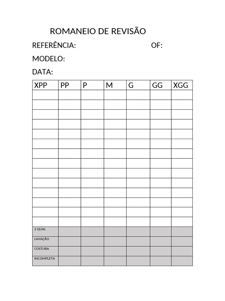 Romaneio Diario 2 | PDF