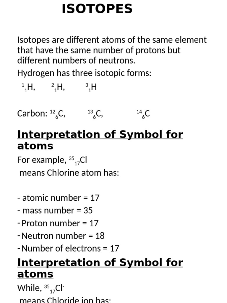 Wk-6-Isotope 2 | PDF