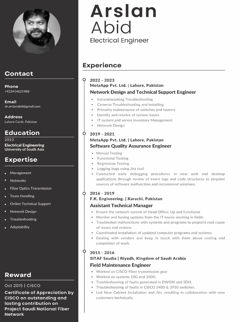 Arslan Abid - Resume | PDF