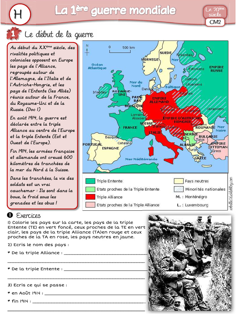 La Première Guerre Mondiale | PDF
