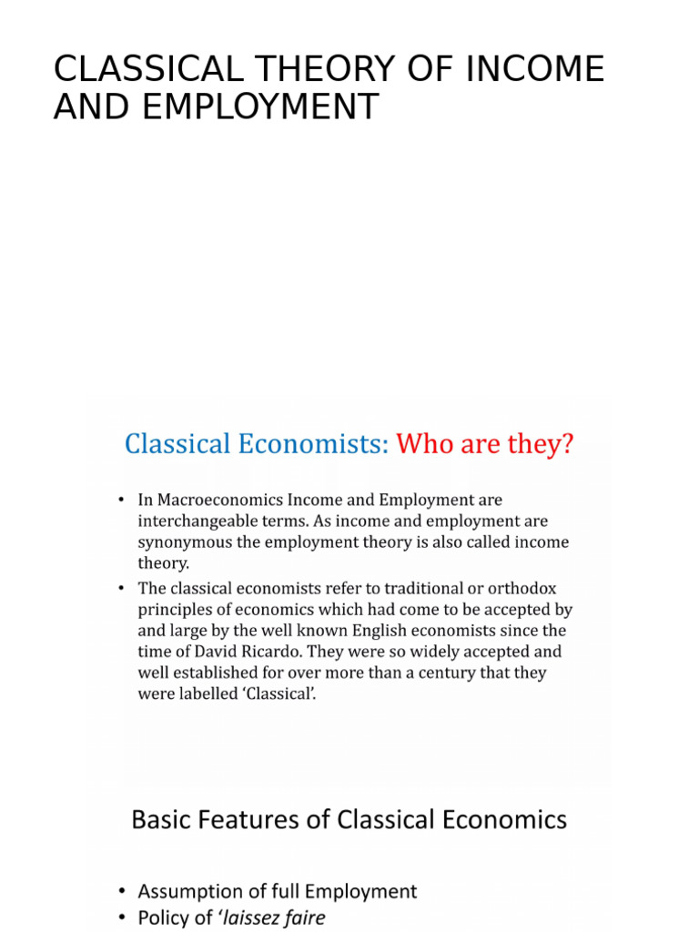 Classical Theory | PDF