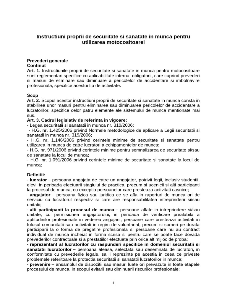IPSSM Utilizarea-Motocositoarei | PDF